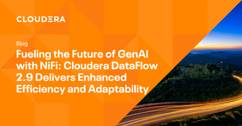 Fueling the Future of GenAI with NiFi | Blog | Cloudera