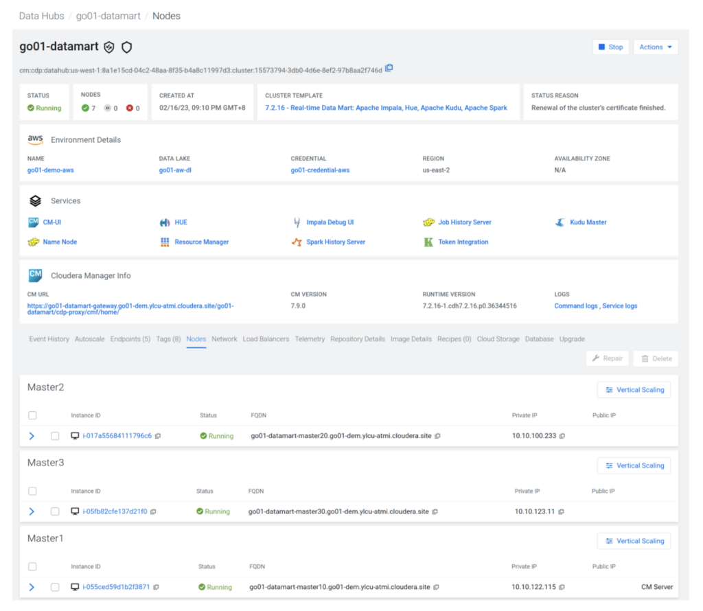 Integrating Cloudera Data Warehouse with Kudu Clusters | Blog | Cloudera