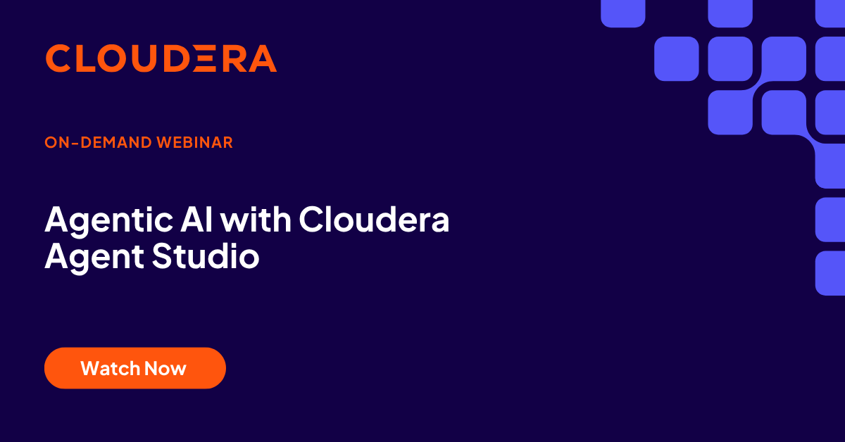 Agentic AI with Cloudera Agent Studio