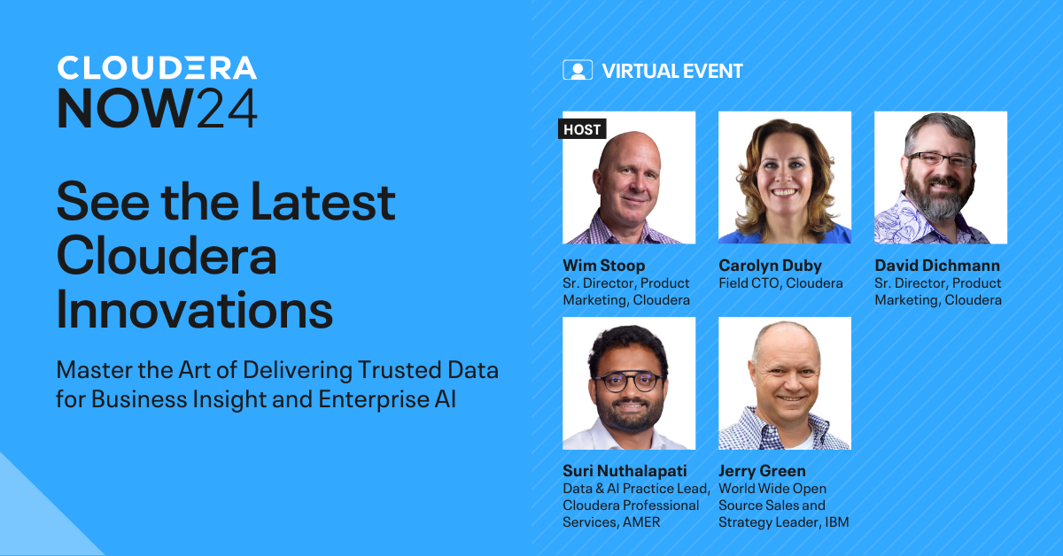 ClouderaNOW Virtual Event | Cloudera
