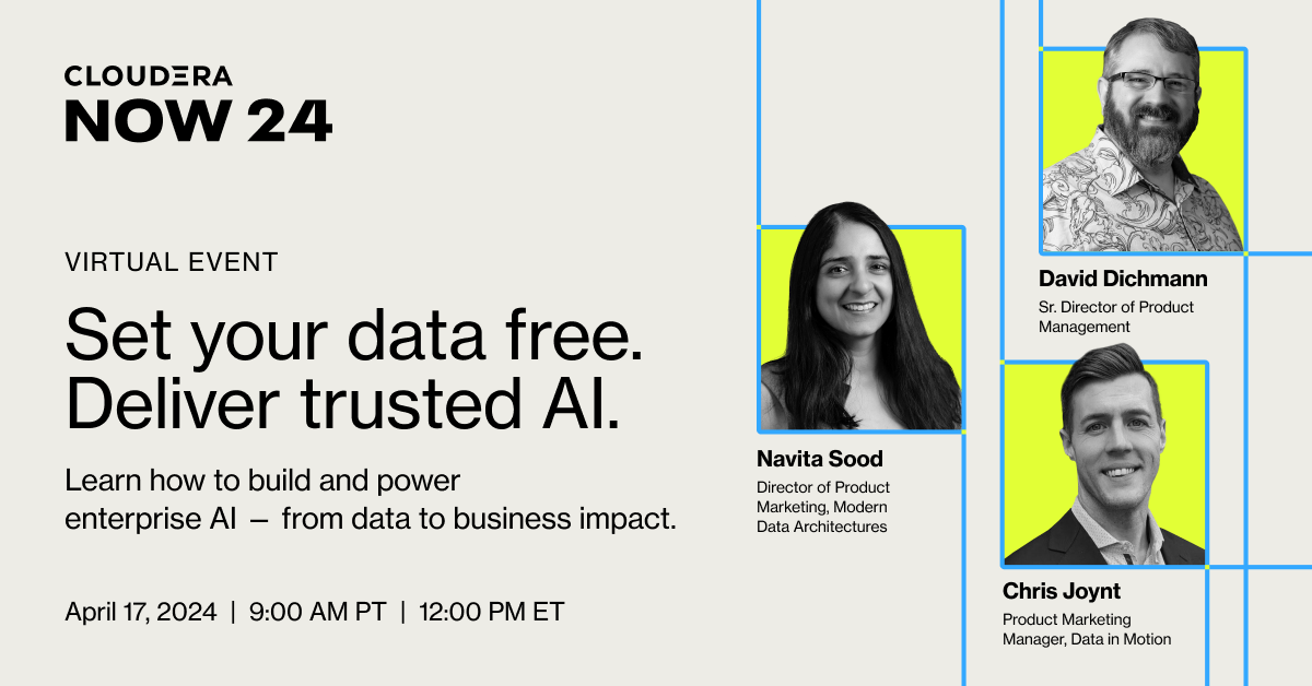 Cloudera Now Virtual Event | Cloudera