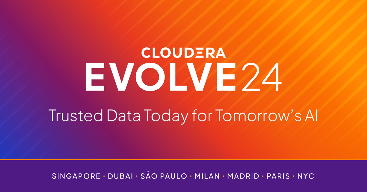 Evolve 2024 Singapore | Event | Cloudera