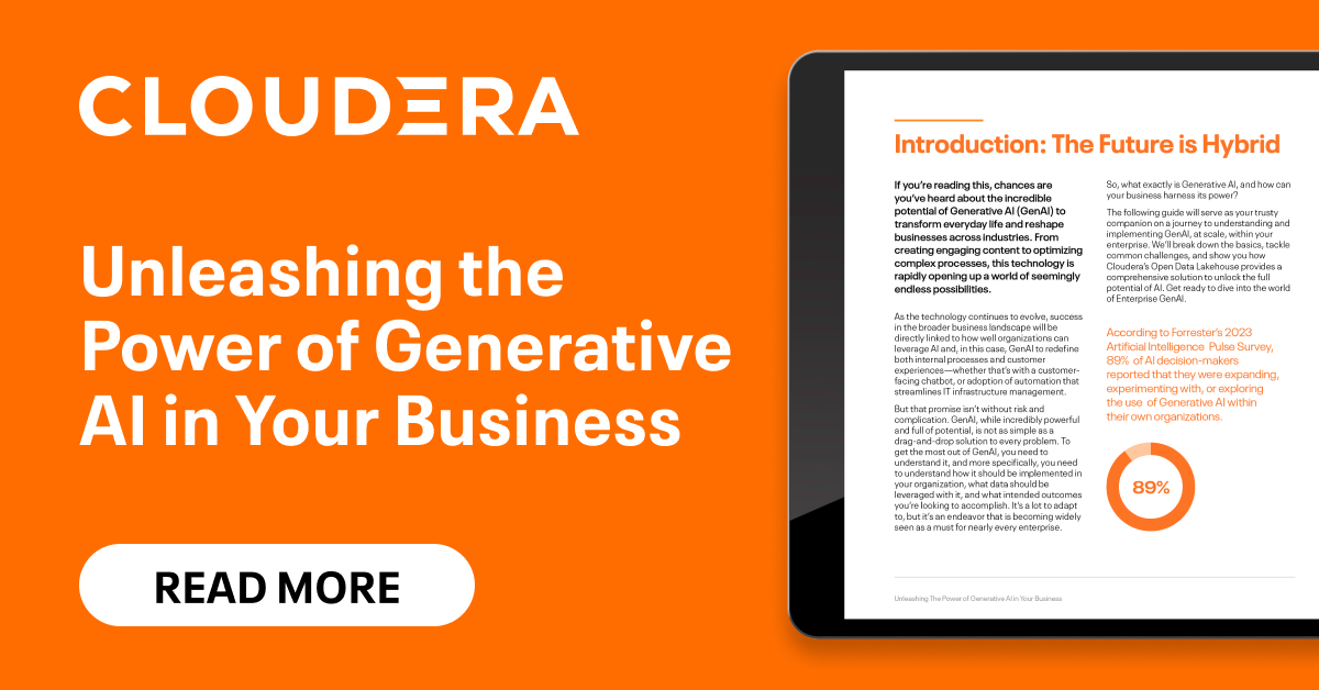 Unleashing the Power of Generative AI in Your Business | Cloudera