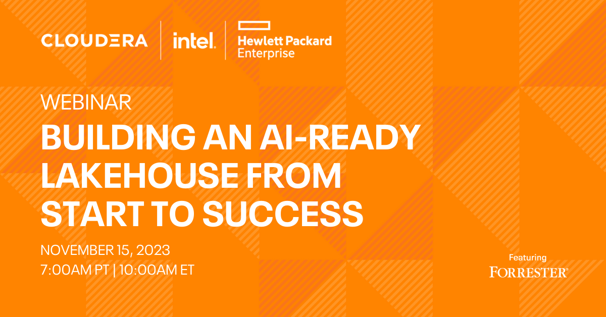 Building an AI-Ready Lakehouse | Webinar | Cloudera